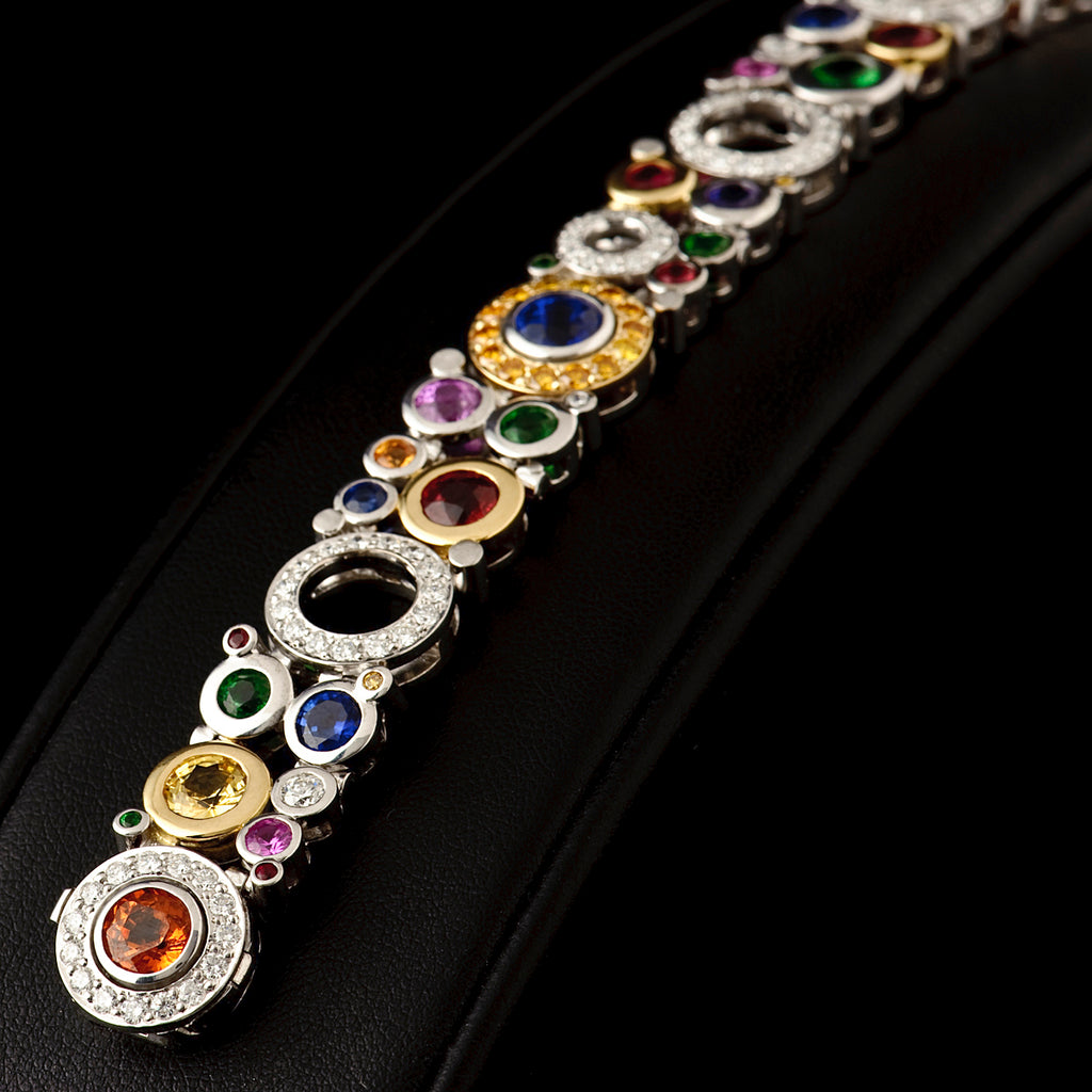 Multi Coloured Carbonated™ Bracelet Carats Design Jewellery