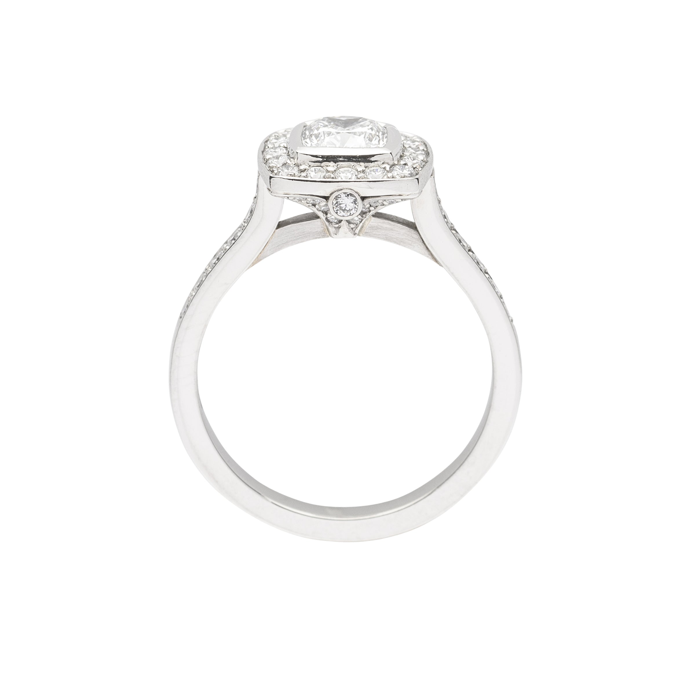 Cushion Comfort Carats Design Jewellery